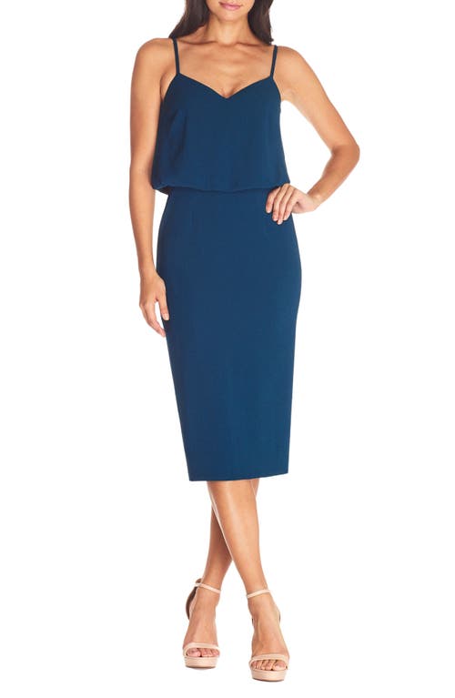 DRESS THE POPULATION Dress the Population Alondra Blouson Sheath Dress